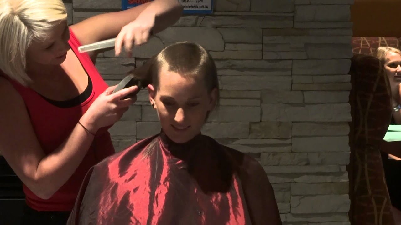 World's Greatest Shave - Hailey Lambert - YouTube