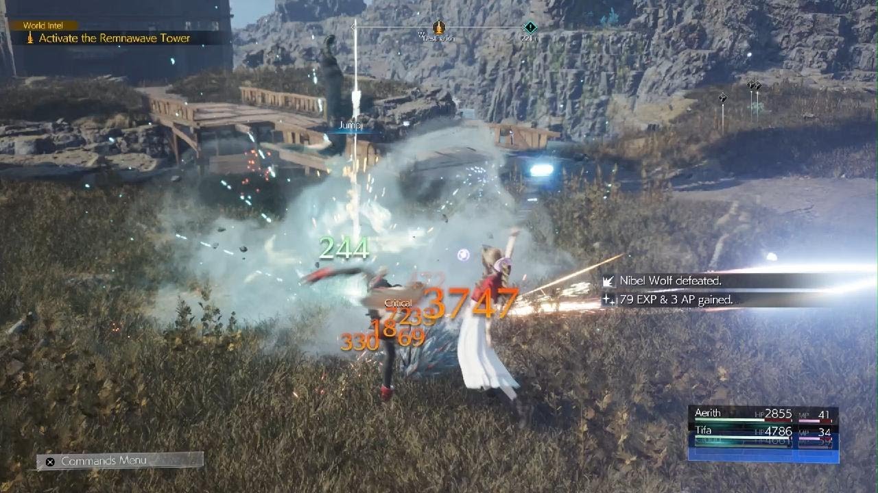 FINAL FANTASY VII REBIRTH Cloud Jump Ability - YouTube