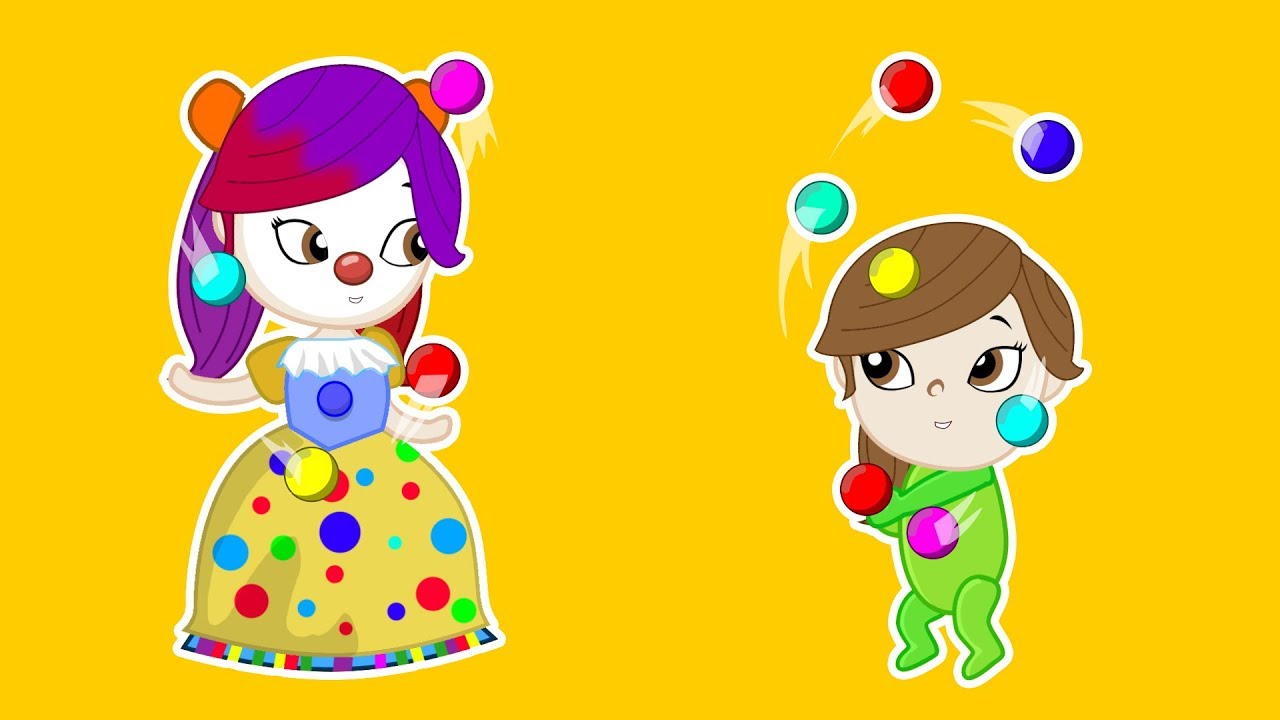 CLOWN PRINCESS LOLA Play Doh Stop Motion and Cartoons For Kids 💕 ...