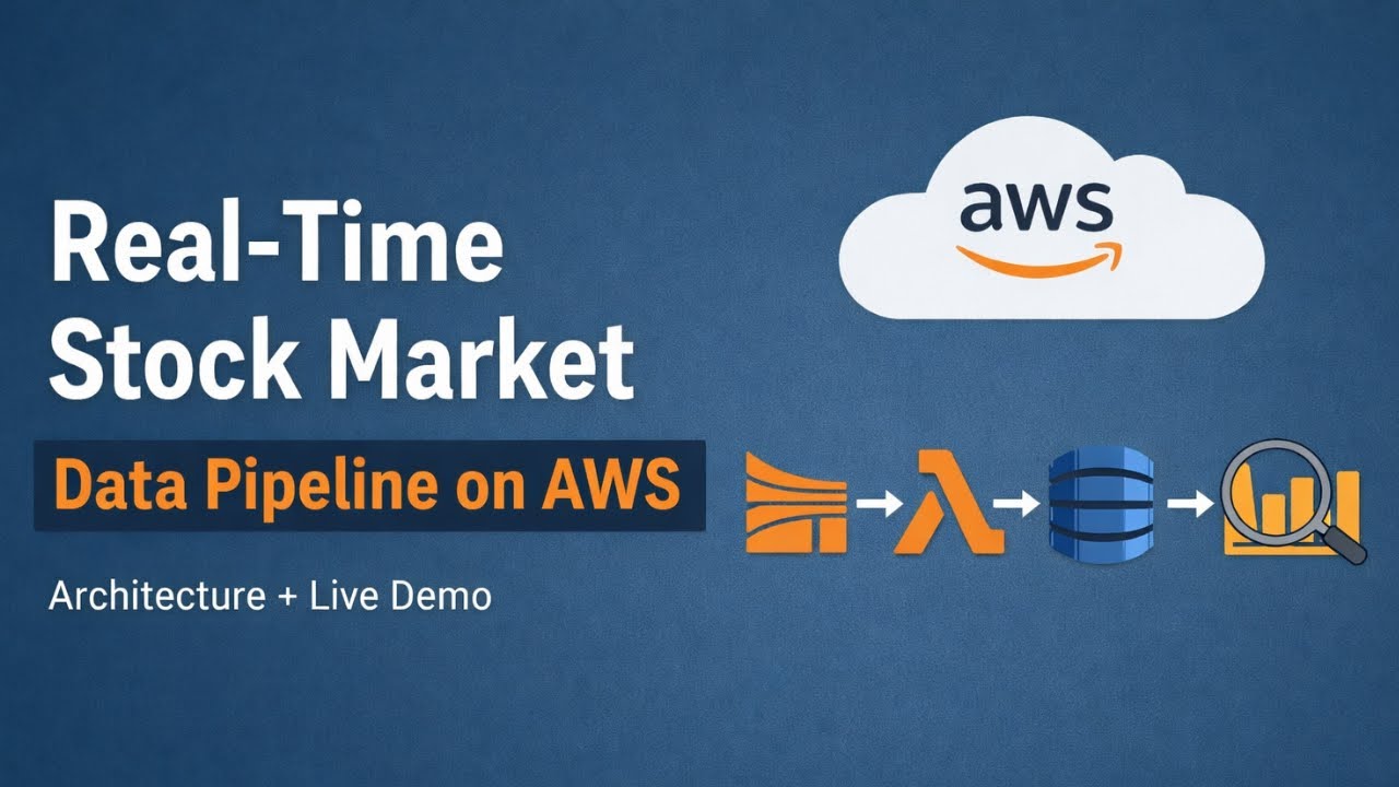 Real-Time Stock Market Data Pipeline on AWS | Architecture + Live Demo ...