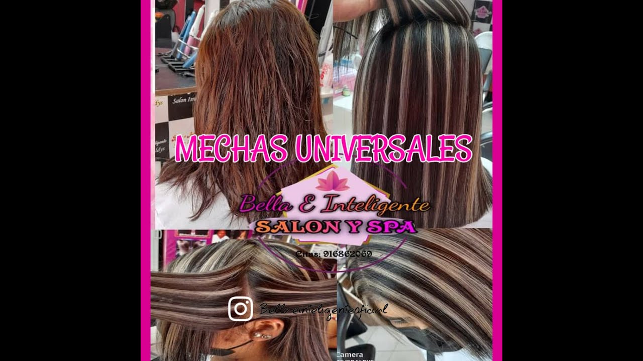 Mechas Universales, Definidas y Marcadas paso a paso - YouTube