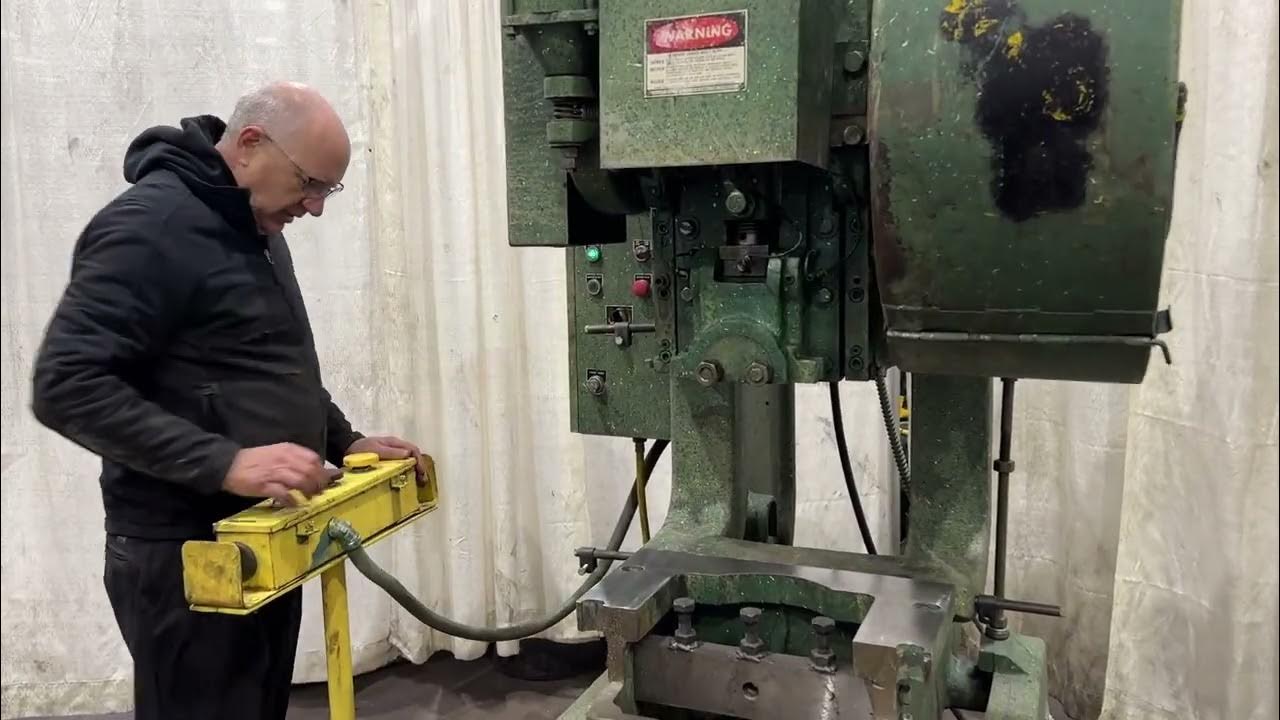 25 TON ROUSSELLE MODEL #3F OBI PRESS,: STOCK #77505 - YouTube