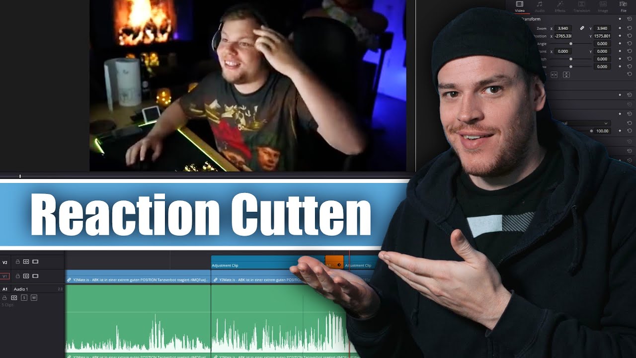 Wie cuttet man eine REACTION?! - Reaction Editing Tutorial - YouTube