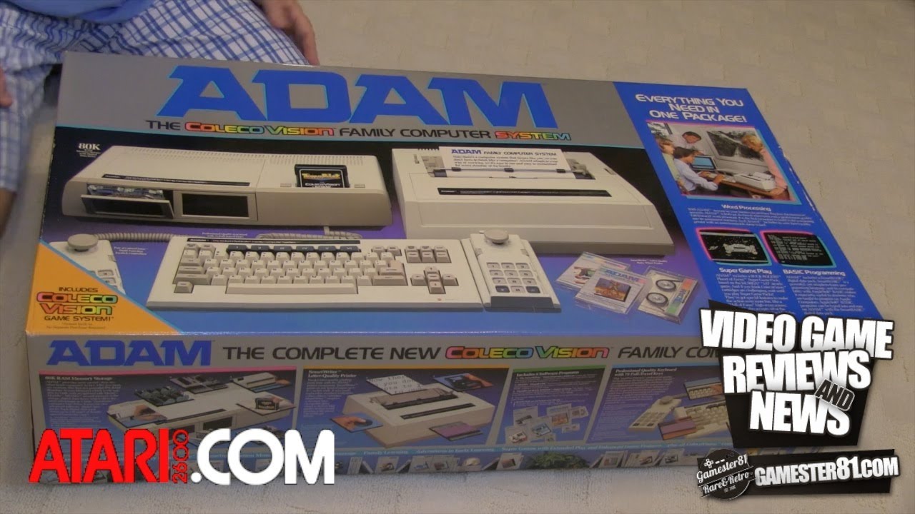 Coleco ADAM Computer Unboxing & Gameplay - Gamester81 - YouTube
