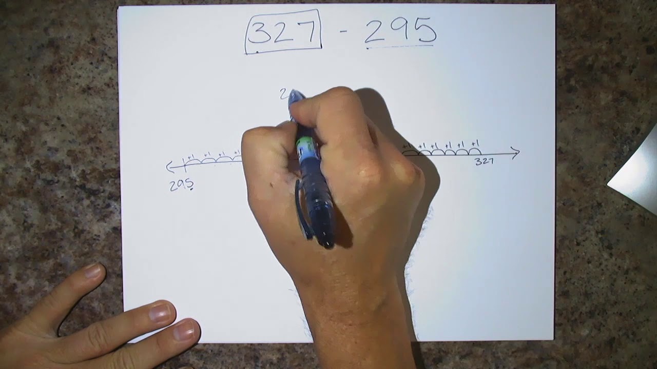 Subtraction With An Open Number Line YouTube subtraction-with-an-open-number-line-youtube