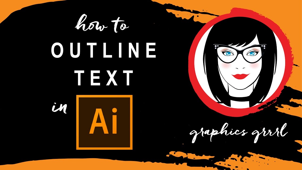 How And WHY To Outline Text In Illustrator YouTube how-and-why-to-outline-text-in-illustrator-youtube