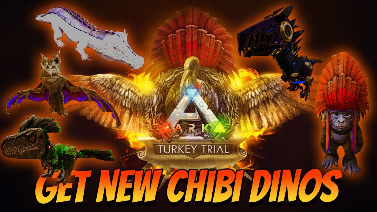 Get New Chibi Dinos In Ark Turkey Trial - YouTube