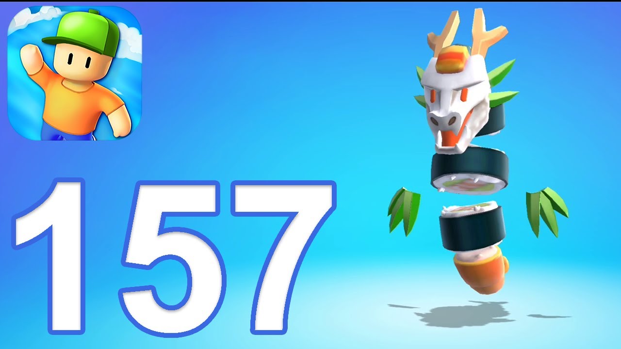 Stumble Guys - DRAGON ROLL - Gameplay Walkthrough Part 157 (iOS, Android) - YouTube