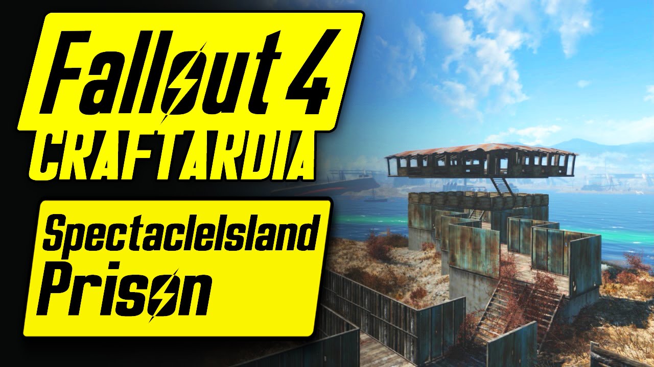 Fallout 4 Spectacle Island Prison - Base Building Timelapse - Fallout 4 ...