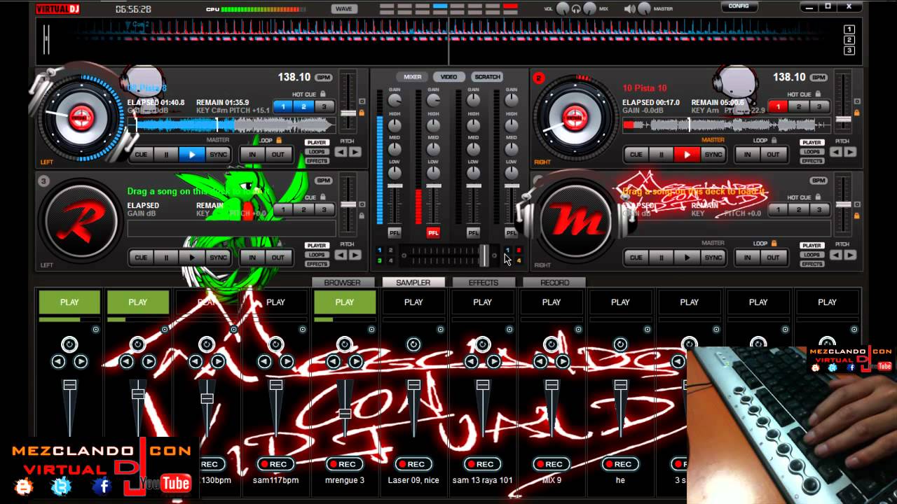 MIX DANCE CLASSICO MEZCLANDO CON VIRTUAL DJ - YouTube
