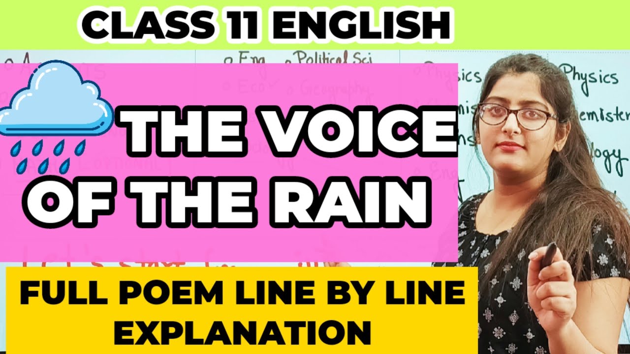 The Voice Of The Rain Class 11 In Hindi Class 11 English YouTube the-voice-of-the-rain-class-11-in-hindi-class-11-english-youtube
