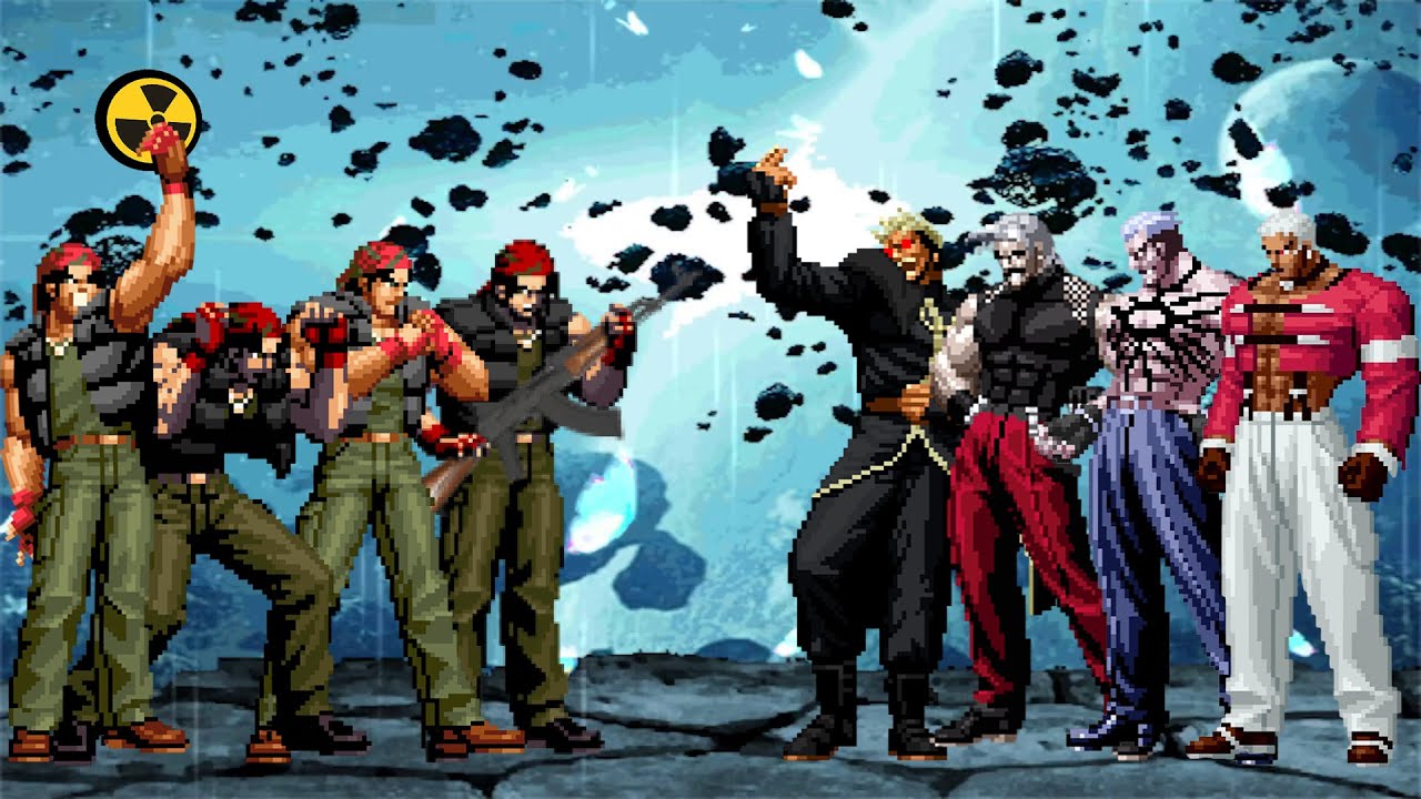 The King of Fighters (MUGEN) | Ralf Jones vs KOF Bosses - YouTube