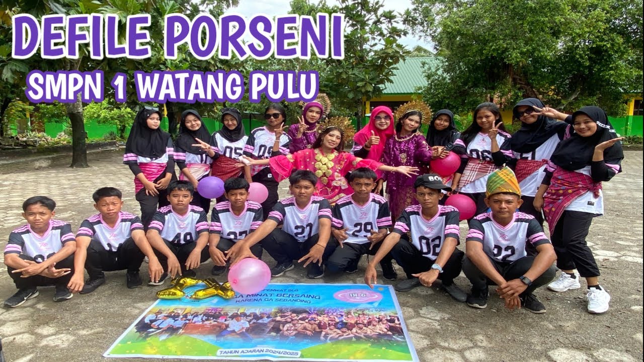 DEFILE KONTINGEN PORSENI SMPN 1 WATANG PULU SIDRAP || KAMIS, 12-12-2024 ...