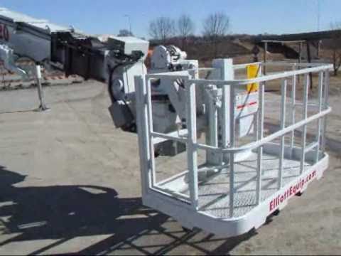 Elliott Equipment Company E-120 E-Line Basket and Jib Demonstration ...