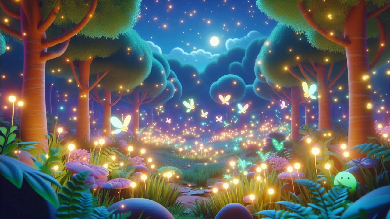 Twinkle Twinkle Firefly Night | Nursery Rhymes & Kids Songs | Baby ...