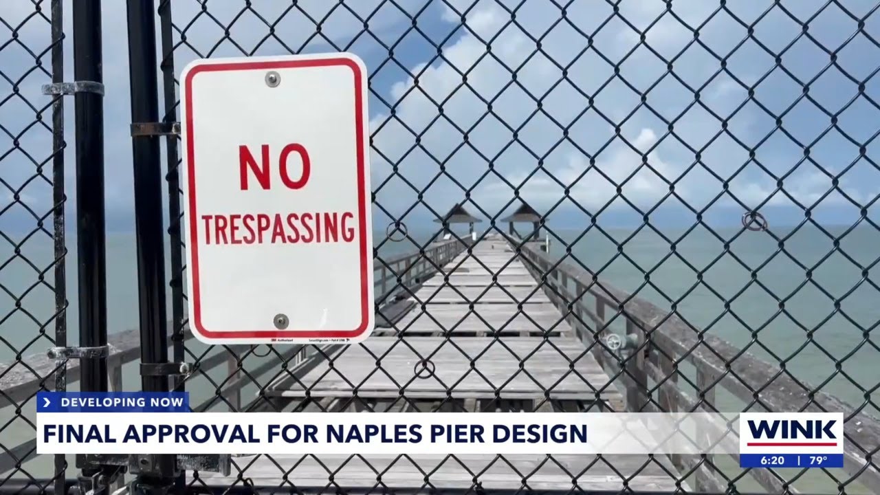 MHK Architects unveil 3D model of final Naples Pier design - YouTube