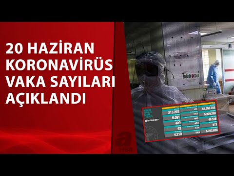 20 Haziran koronavirüs verileri açıklandı | A Haber