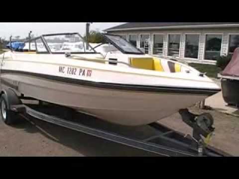 1990 Glastron 195 w/ 4.3 Mercruiser www.bees-sports.com - YouTube