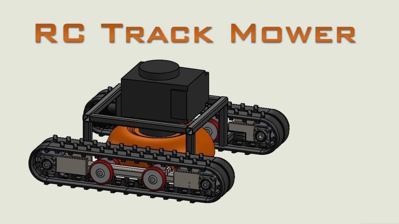 RC Track Mower Part 1 - Drive Sprocket - YouTube