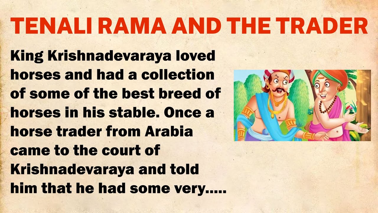 Tenali Rama Story | Learn English | English Story | Improve Your ...