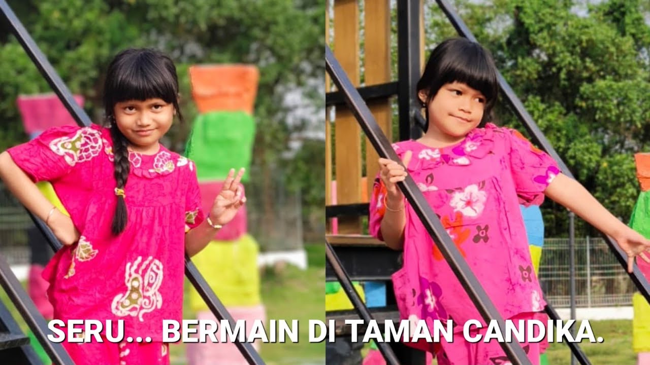 SERU... BERMAIN DI TAMAN CANDIKA. #liburan #bermain #kebersamaan - YouTube