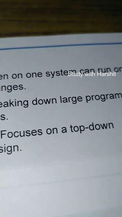 Part 3 Quick Topic Programming Principles and Algorithms / Key ...