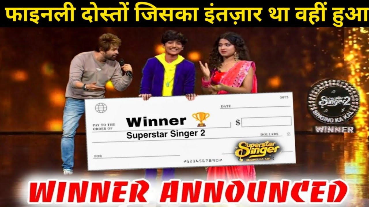 🏆 Winner Superstar Singer Season 2 | Superstar Singer Season 2 Winner ...