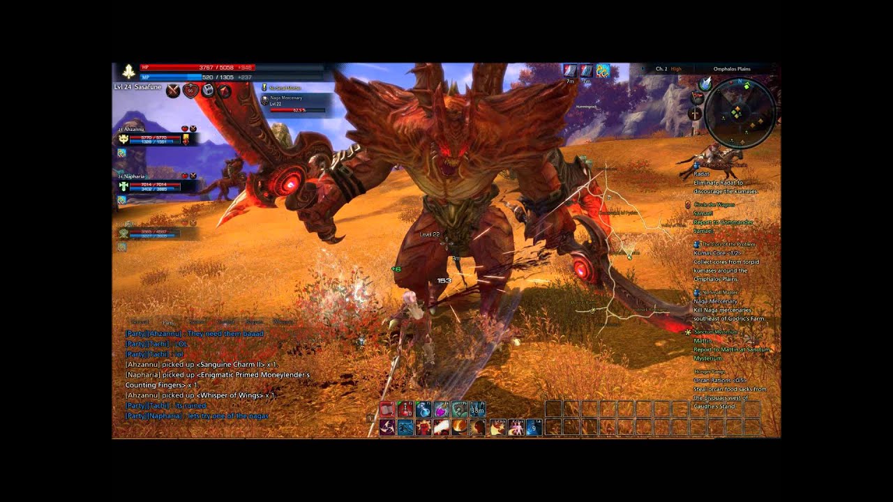 24 Slayer/Priest/Archer vs Naga - YouTube