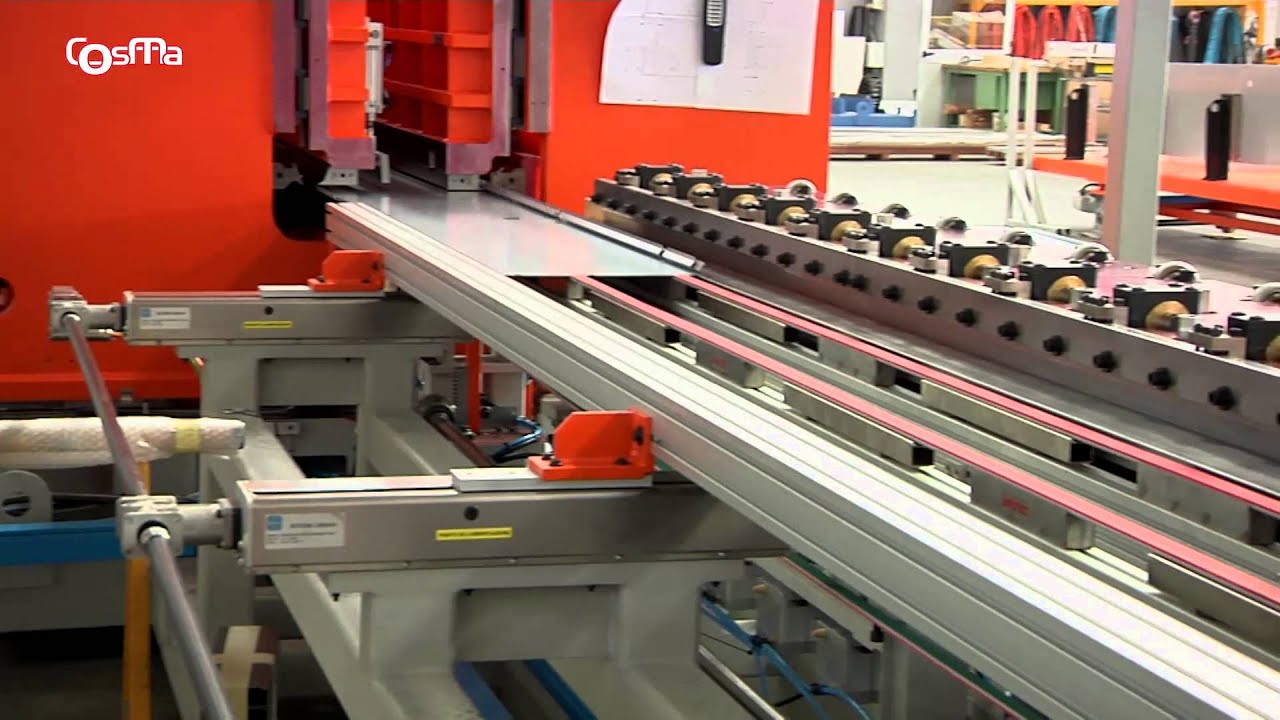 U Cabinet Automatic Production Line Electrical Bending - YouTube