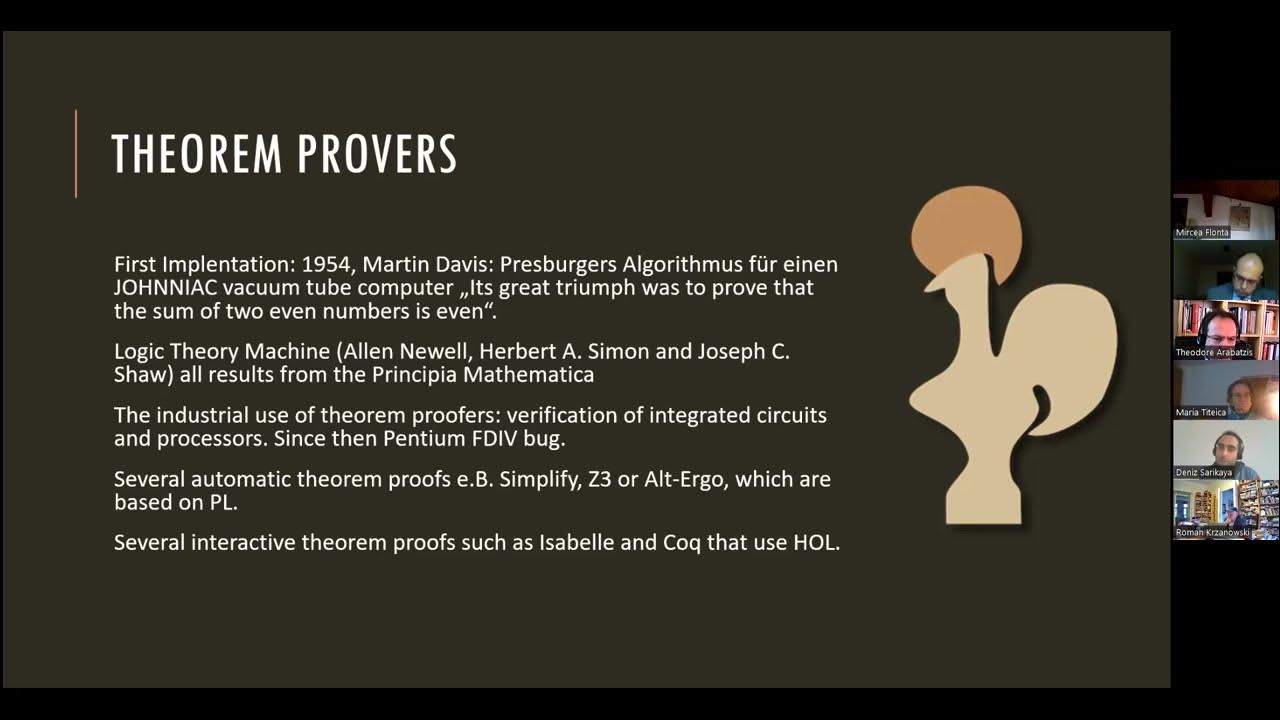 Deniz Sarikaya, 'Revolutions in mathematics! The Case of Interactive Theorem Provers' - YouTube
