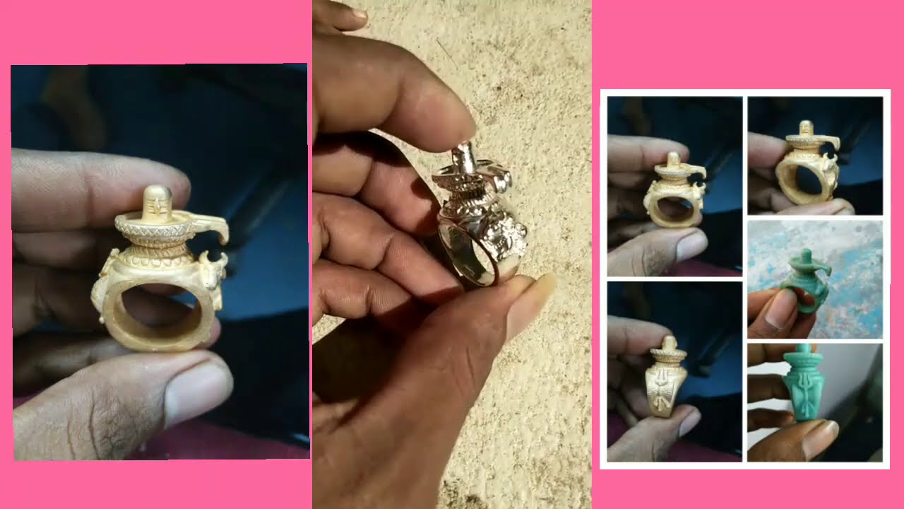 Shiva Lingam Ring/ 92.5 Silver/silver ring - YouTube