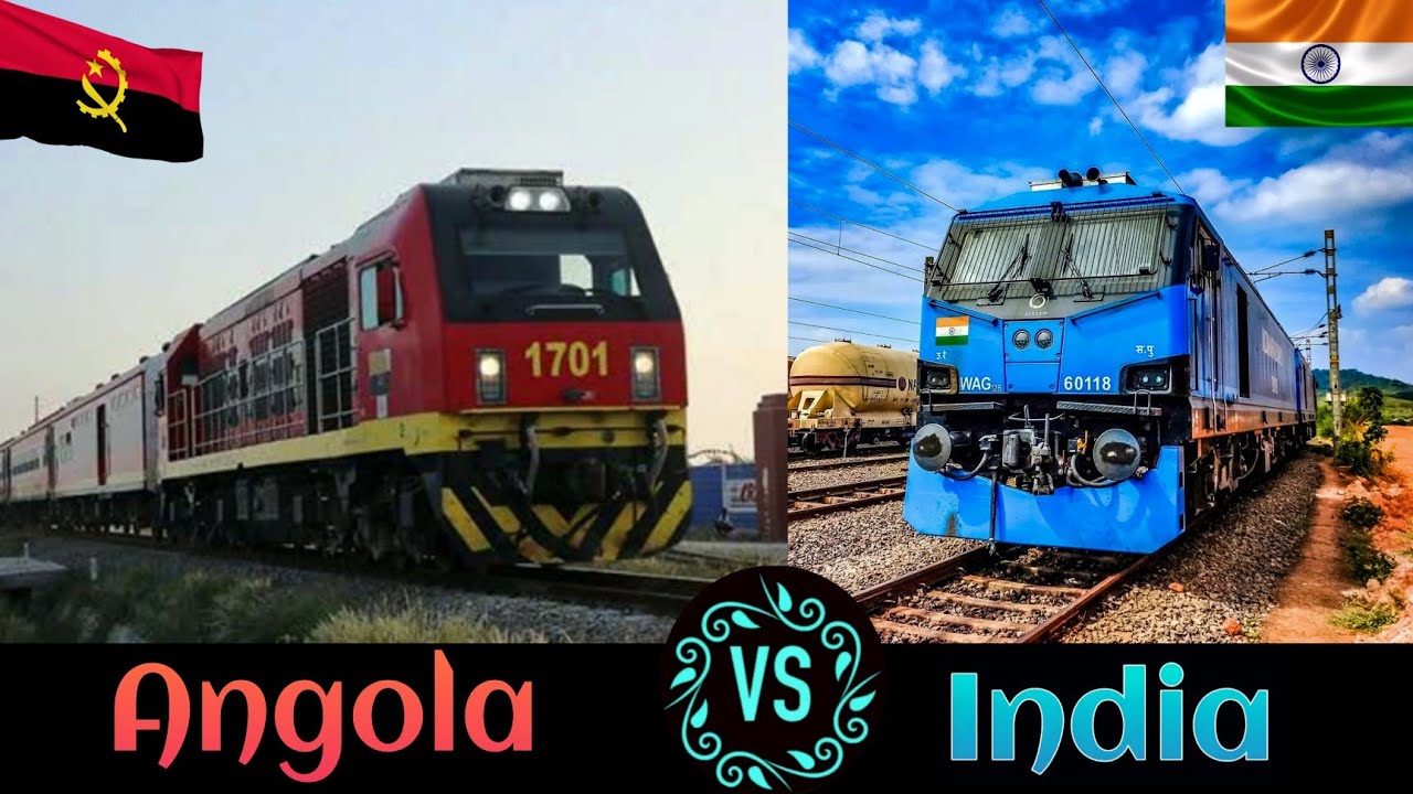 INDIAN RAILWAYS Vs ANGOLAN RAILWAYS Comparison in 2023 || India Vs ...