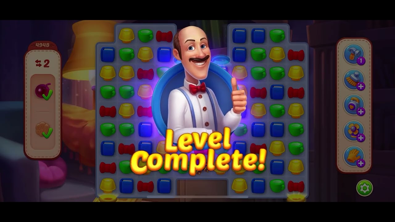 Homescapes levels - from 4944 to 4952 - YouTube