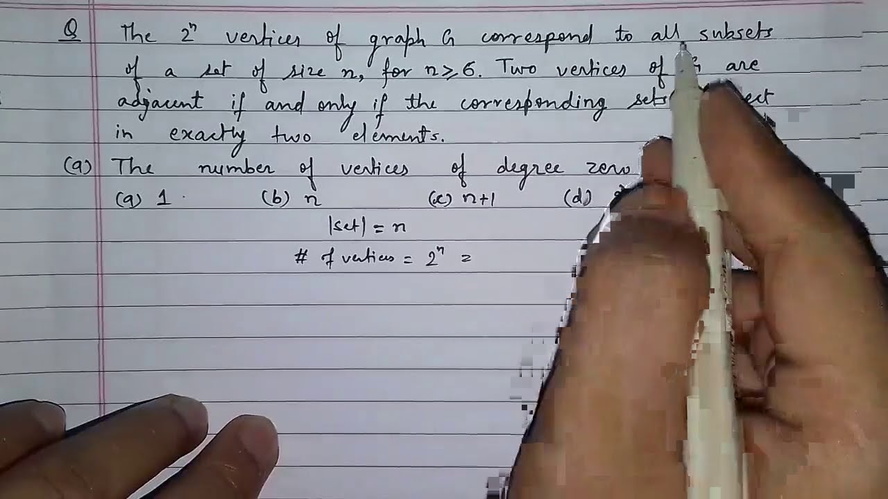 GATE CSE 2006 solution | Graph Theory - YouTube