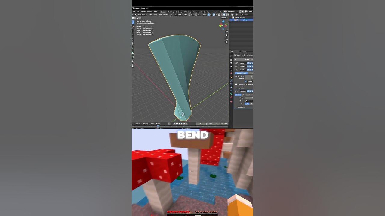 How to Bend Objects in Blender | Quick and Easy Tutorial - YouTube