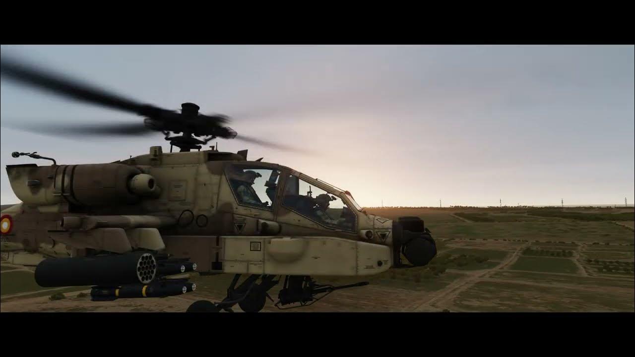 AH-64D Apache ISIS Strike Aleppo Airport || DCS World Syria Map - YouTube