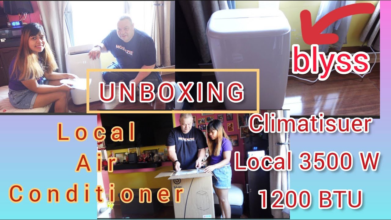 LOCAL AIR CONDITIONER CLIMATISEUR LOCAL 3500 W/12000 BTU UNBOXING ...