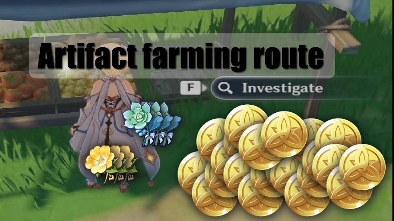 My Sumeru artifact farming route - YouTube