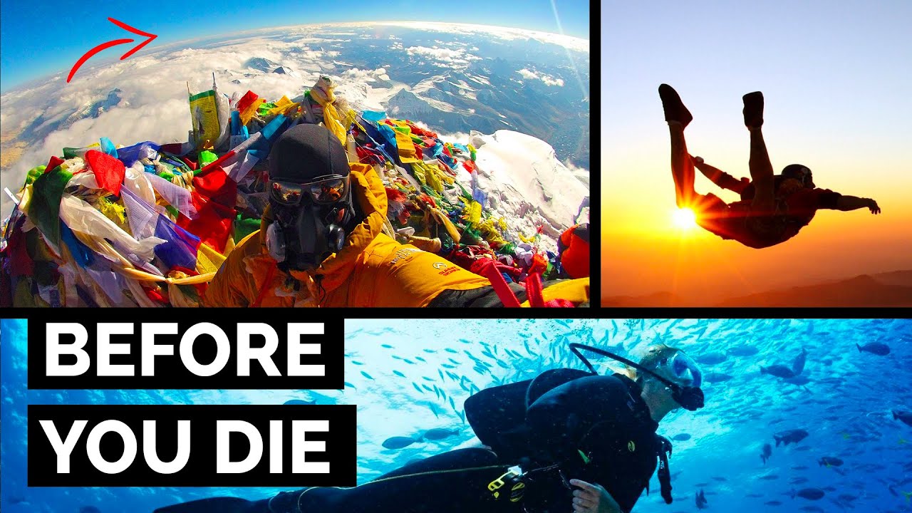 10 Most Amazing Things To Do Before You Die - YouTube