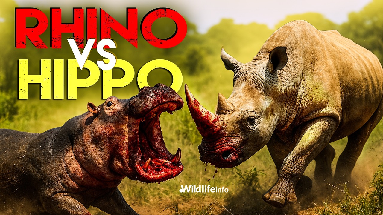 Rhino vs. Hippo – Who Would Actually Win?! - YouTube