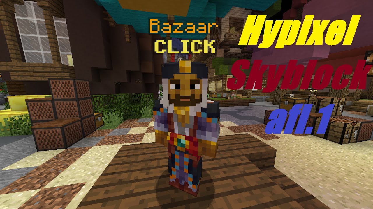 De bazaar unlocken! - Hypixel Skyblock aflevering 1 - Nederlands (dutch ...