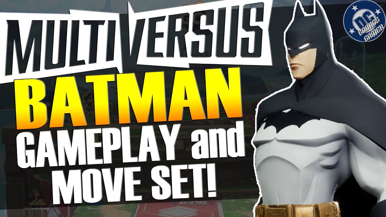 MultiVersus BATMAN Gameplay and Move Set Showcase! - YouTube