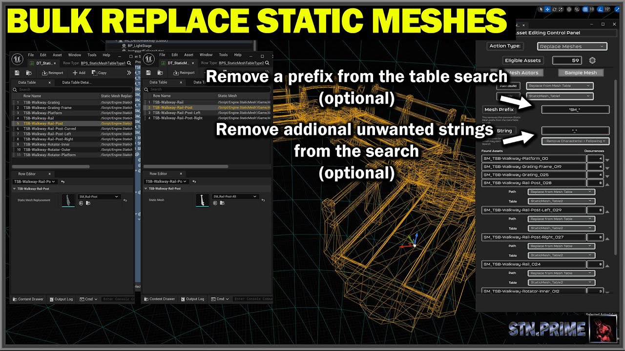 AE Control Panel - Unreal Editor Widget - YouTube