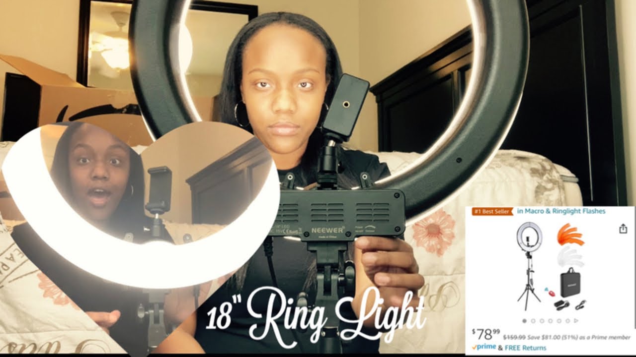Amazon 18” Newer Ring Light | Step by Step Assembly!!! & Honest Review ...