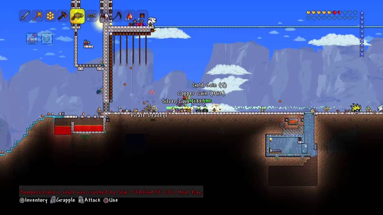 Terraria battle arena - YouTube