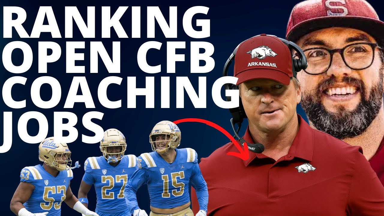 Ranking the Open College Football Coaching Jobs - YouTube