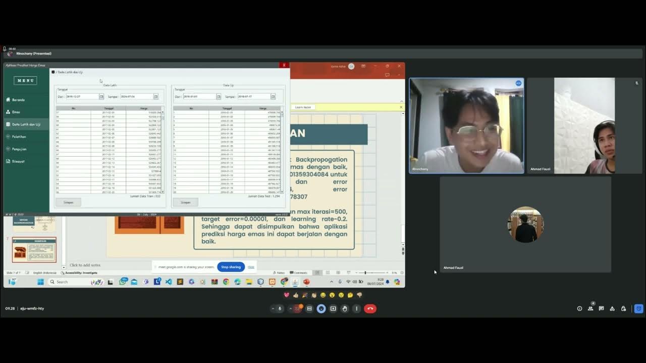 JST Kelompok 2 | Prediksi Harga Emas Menggunakan Metode Backpropagation ...