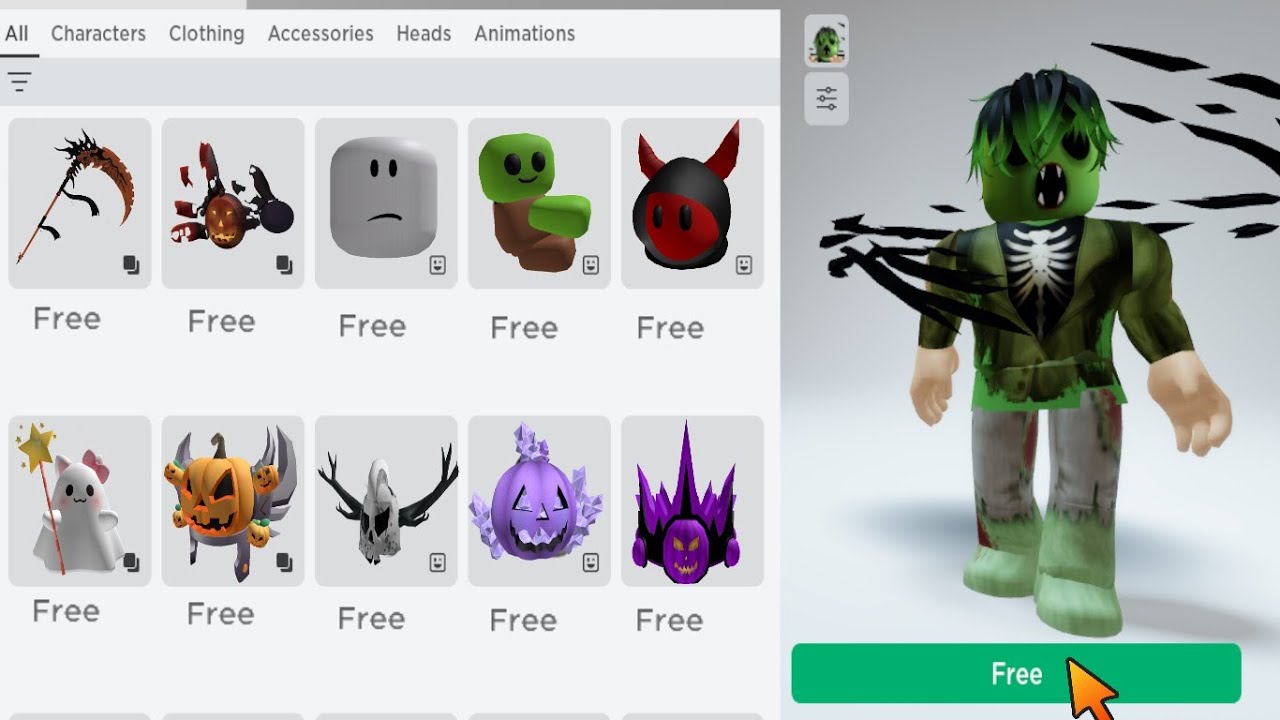 How to get 100 free Halloween items on Roblox!!! 🎃🎃👻🦇 - YouTube