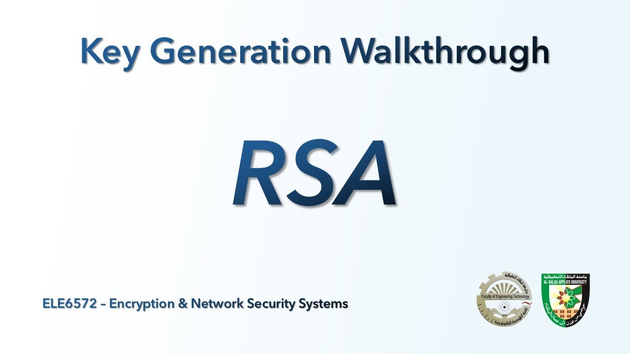 شرح مع حل أمثلة RSA - Full Examples Explained - YouTube