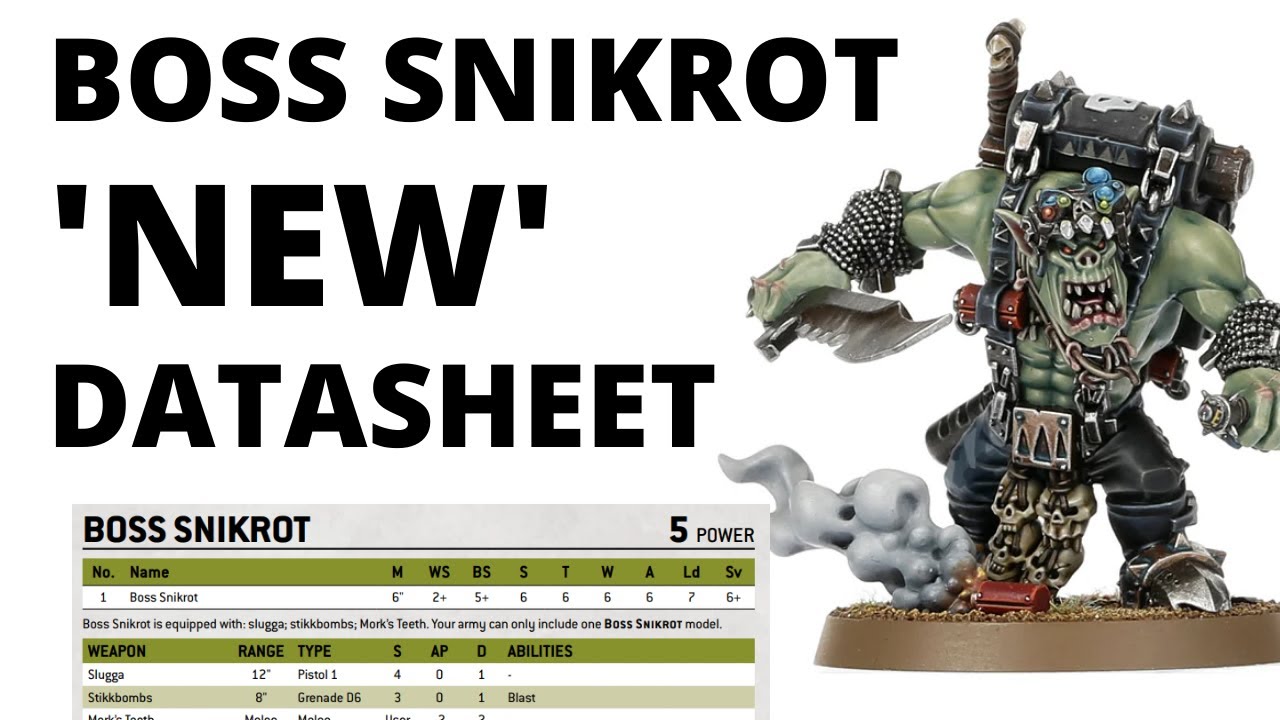 What's CHANGED Boss Snikrot's New Updated Datasheet? NOT MUCH! - YouTube